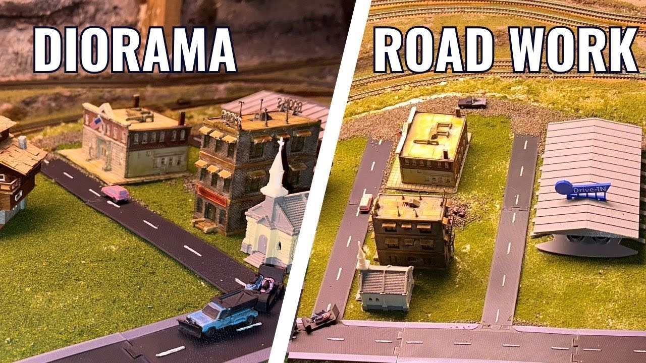 Live: Applying 3D-Printed Roads to N Scale Rocky Mountain Model ...
