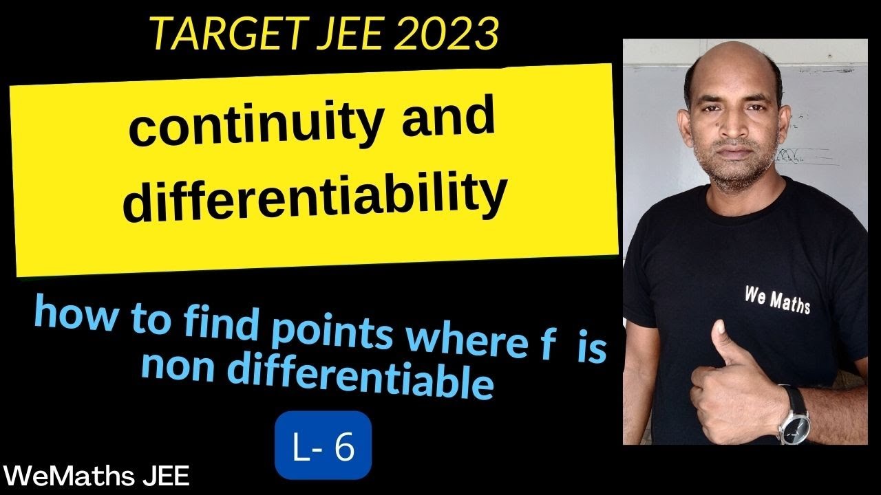 how to find points where f is non differentiable - YouTube