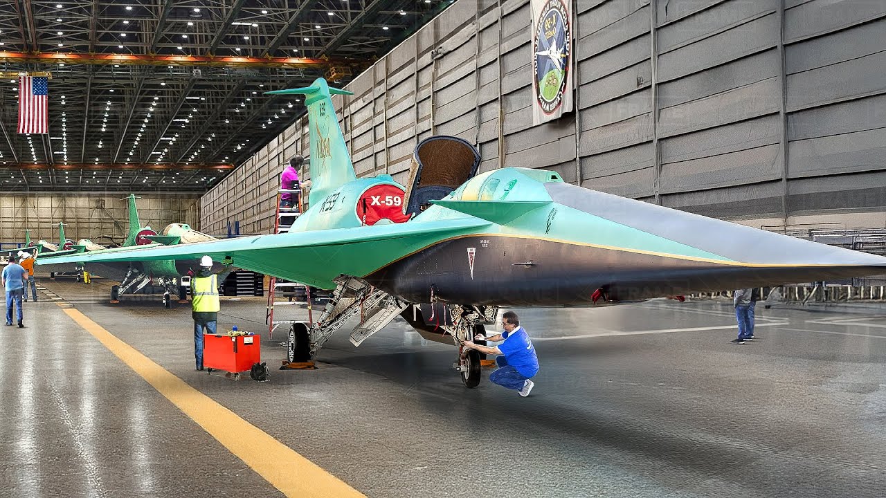 Inside Restricted US Factory Producing Future Nasa Aircraft - Lockheed ...