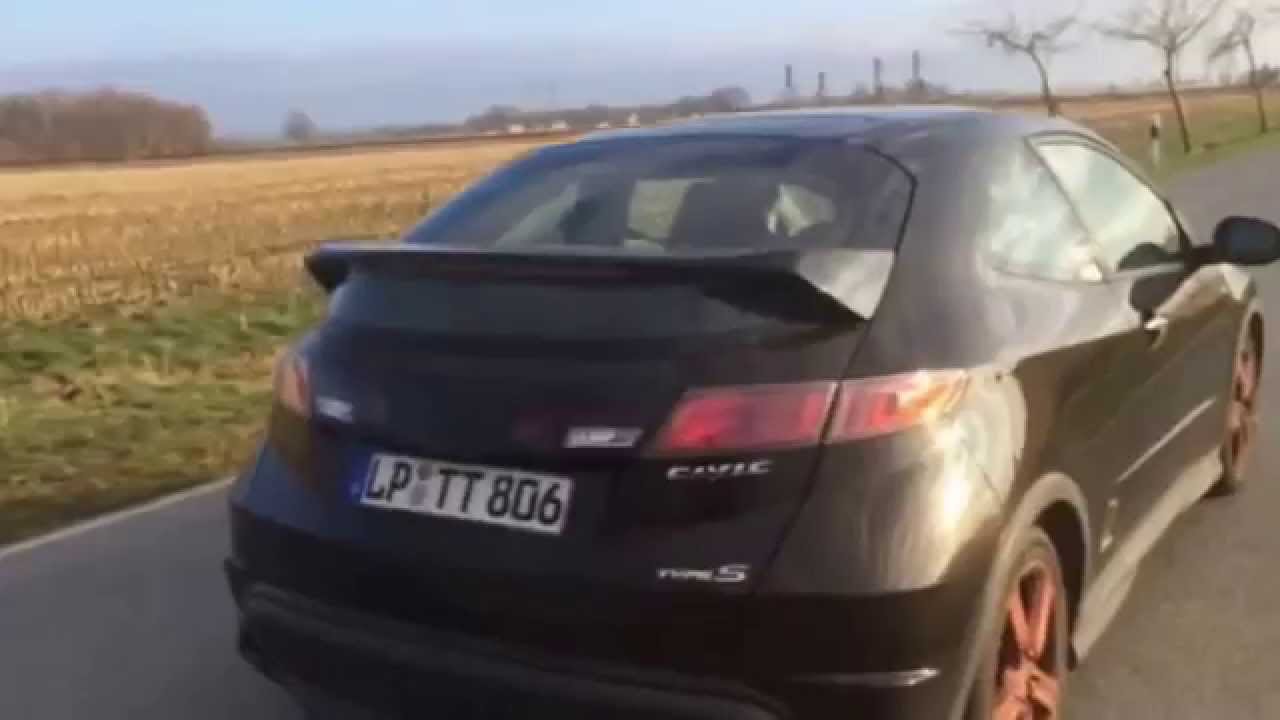 Honda Civic FN1 Type S Fly by - YouTube