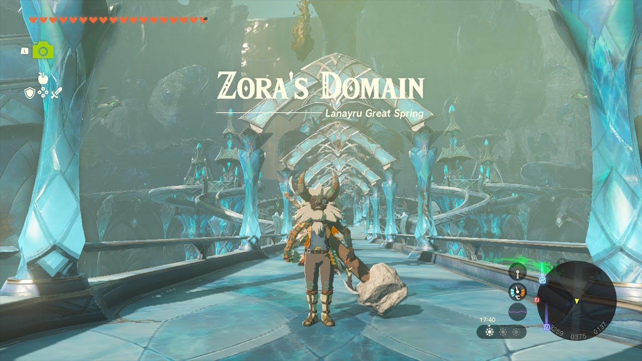We made it to Zora's Domain! - YouTube