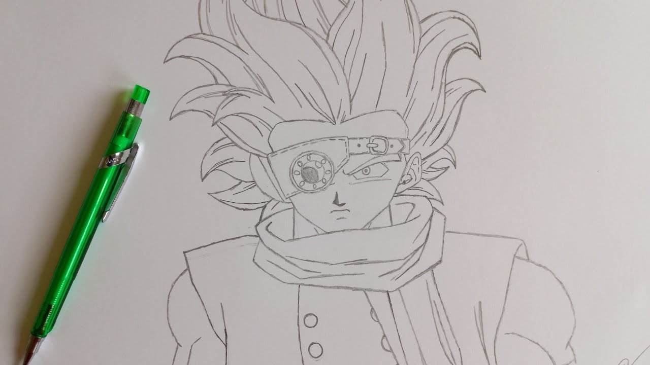 drawing granola manga dragon ball super - YouTube