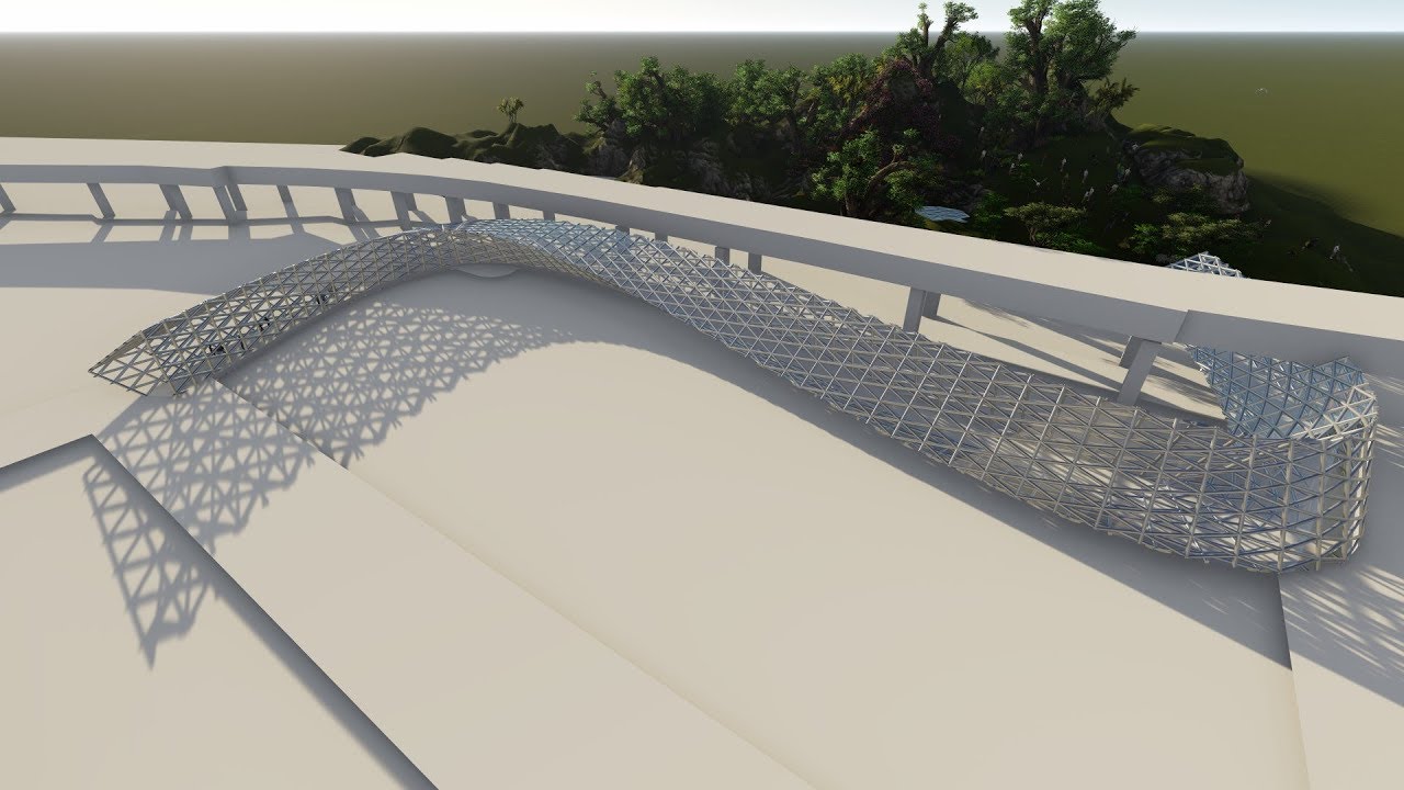 PARAMETRIC WALKWAY DESIGN by innovative ideas - YouTube