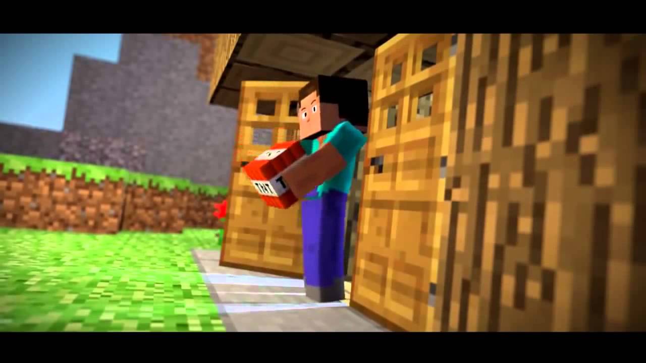 Parody Movie Steve. never Minecraft animation in Blender Funny Film ...