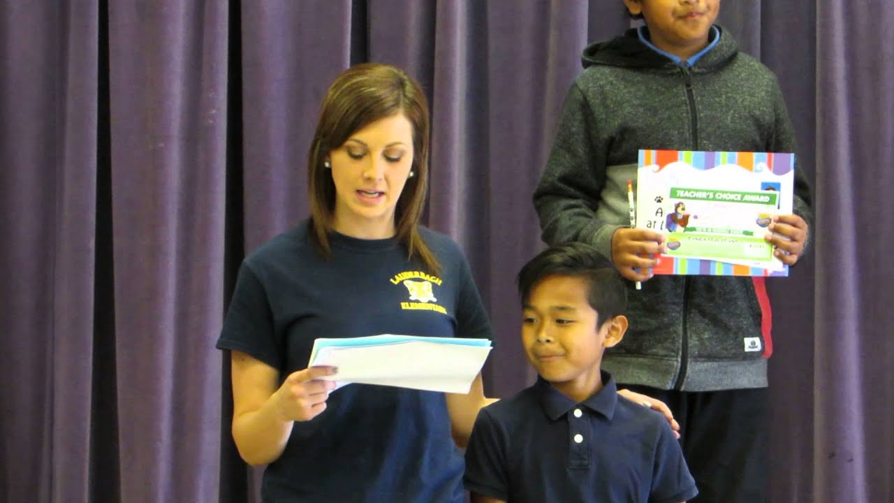 CID'S ACADEMIC AWARD | LAUDERBACH ELEMENTARY SCHOOL - YouTube
