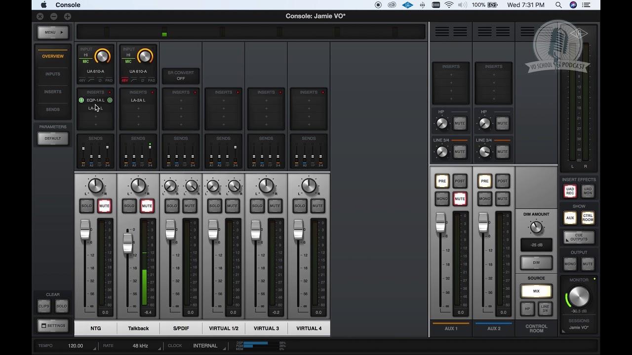 My Universal Audio Apollo setup for voiceover. - YouTube