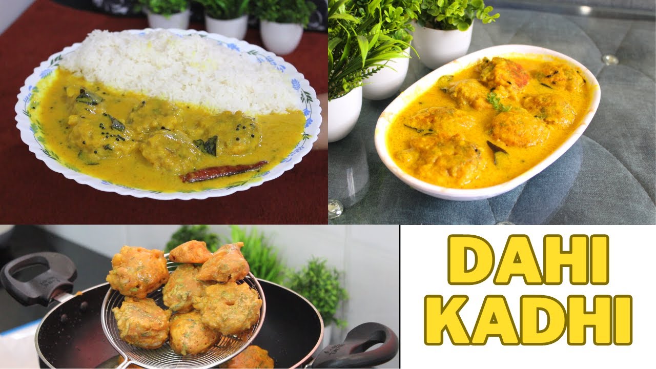 Dahi kadhi recipe with Pakoda | पकोड़े वाली दही कढ़ी रेसिपी आसान तरीके ...