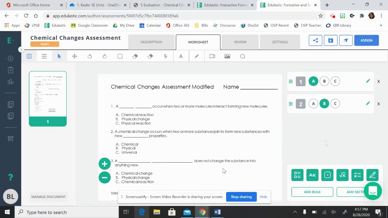 Uploading a PDF into Edulastic - YouTube