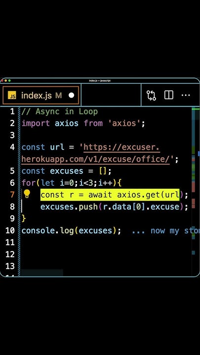 Async Await In Loop Javascript Interview Question Reactjs Javascript Shorts Youtube