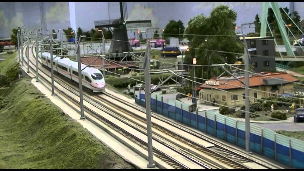 Trains: Netherlands, Rotterdam, Mini World - YouTube