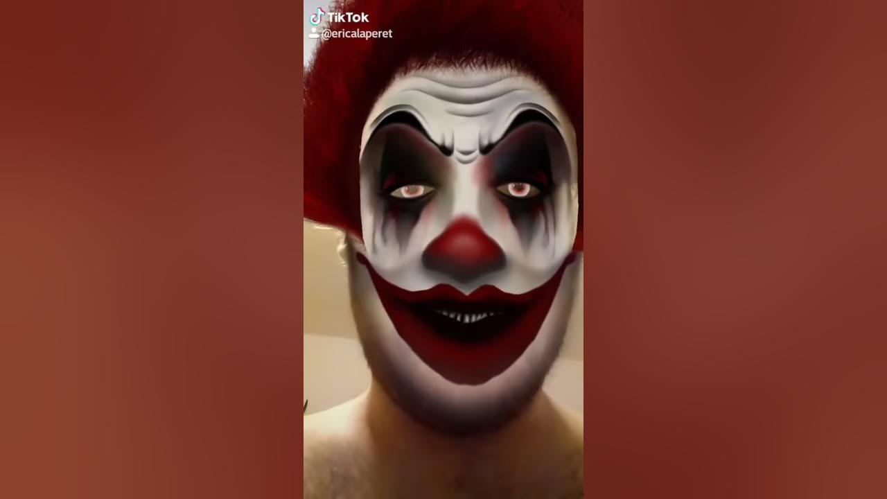 Me In A Tik Tok Clown Filter Youtube