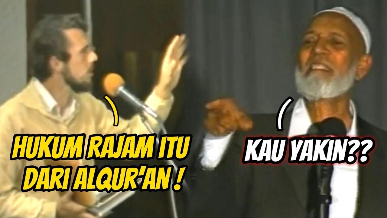 AHMED DEEDAT : MISIONARIS LICIK INI TIDAK TAHU BAHWA HUKUM RAJAM ...