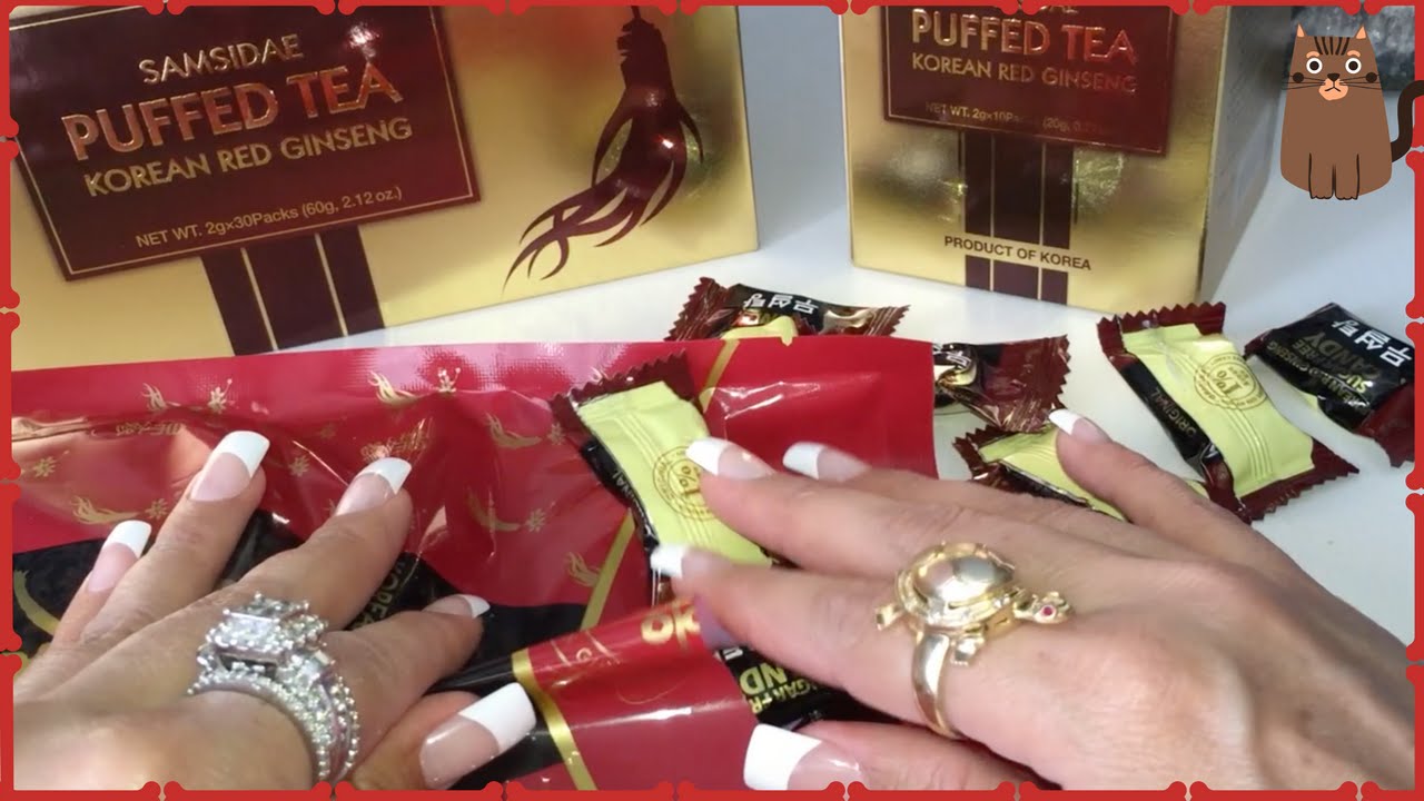 KOREAN RED GINSENG SUGAR FREE CANDY AND TEA - YouTube