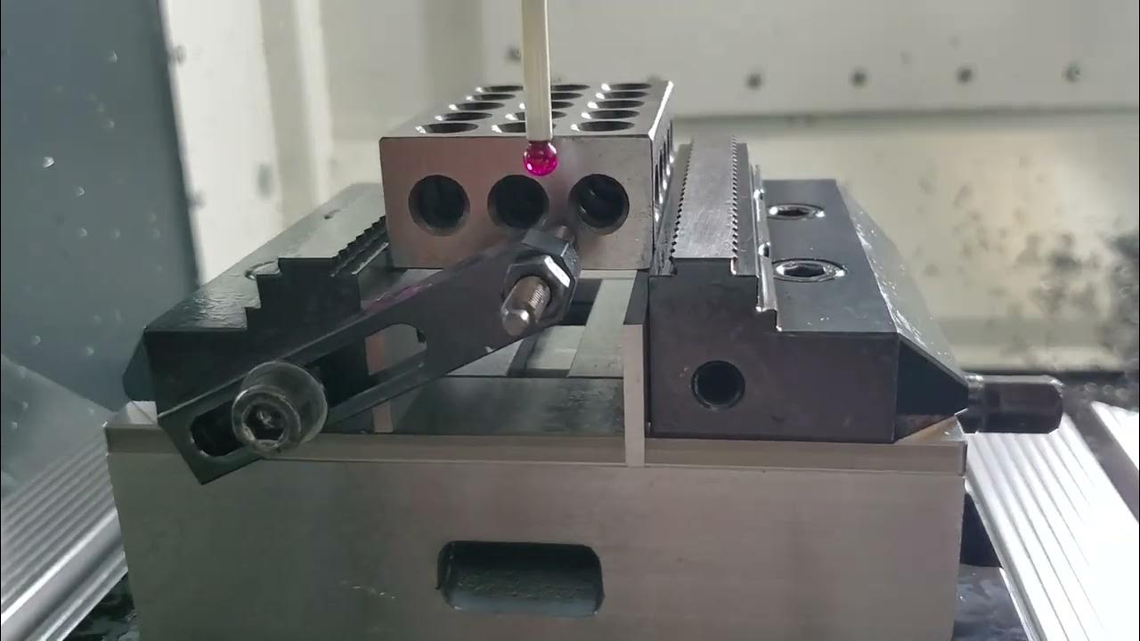 Setting Up A G54 Work Offset in a CNC Machine Using a Touch Probe and a 123 Block - YouTube