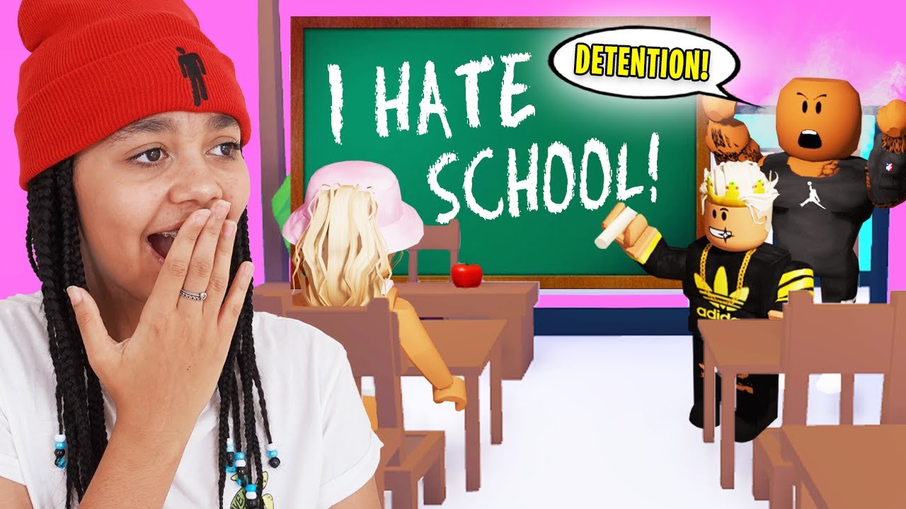 EVIL SCHOOL TEACHER On The First Day Of School In Adopt Me! Roblox ...