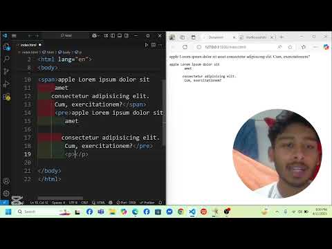 html basic // text formating for begineer and class 11 - YouTube