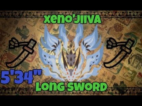 ERASING a Xeno'Jiiva SOLO Long Sword (5'34'') Monster Hunter World ...