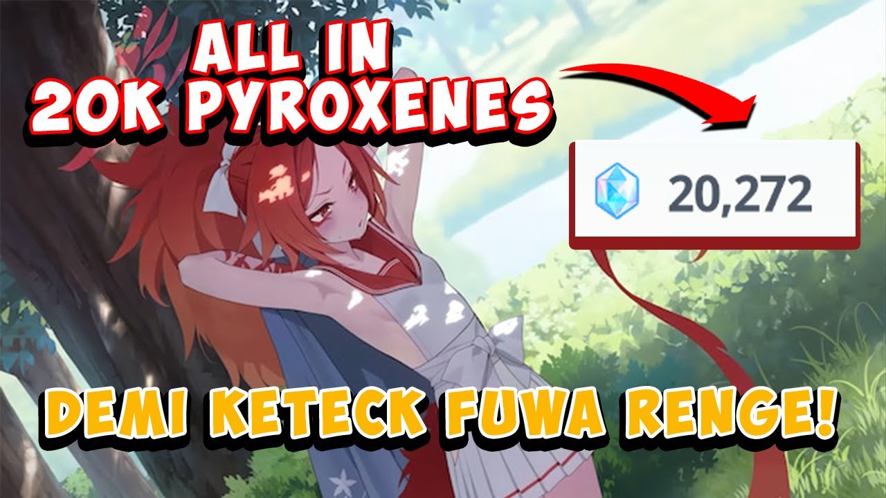 gacha fuwa renge #bluearchiveglobal - YouTube