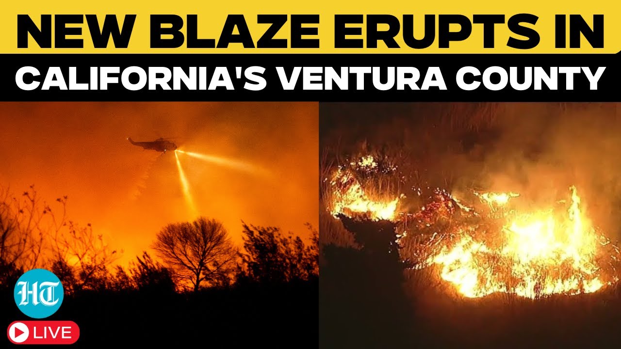 California Wildfires LIVE: New Blaze ‘Auto Fire’ Erupts In Ventura ...