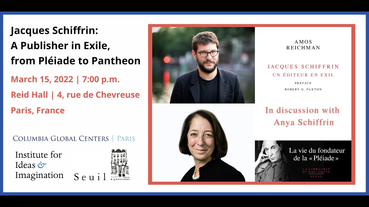 Jacques Schiffrin: A Publisher in Exile, from Pléiade to Pantheon - YouTube
