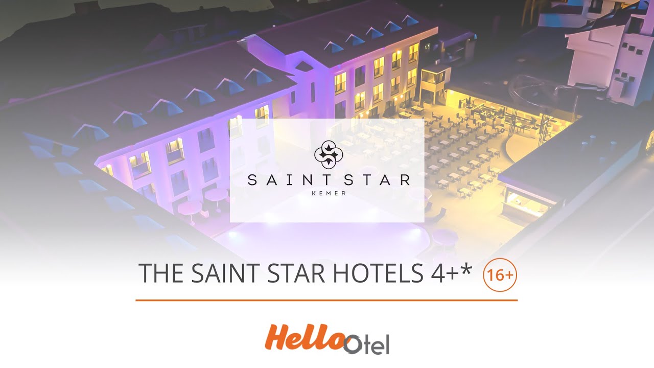 SAINT STAR KEMER 4* Kemer/Antalya 16+ - YouTube