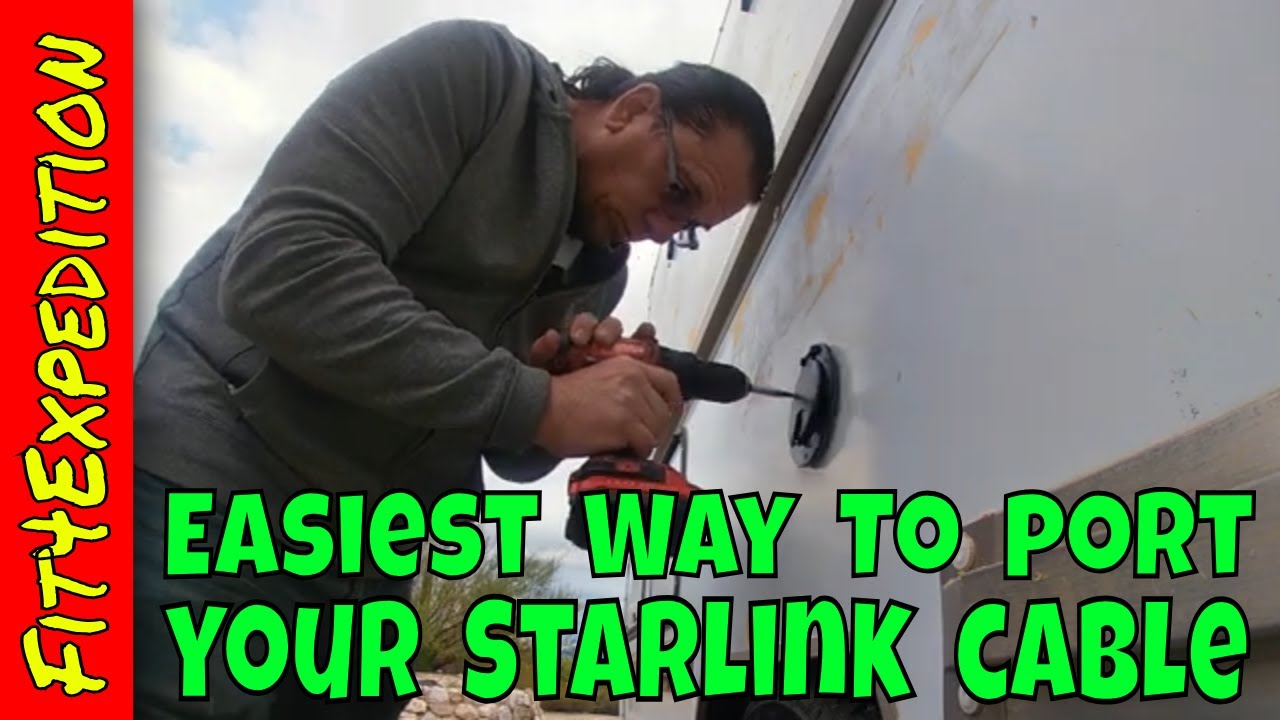The Best Way | How-To Add RV electrical port for Starlink Satellite ...