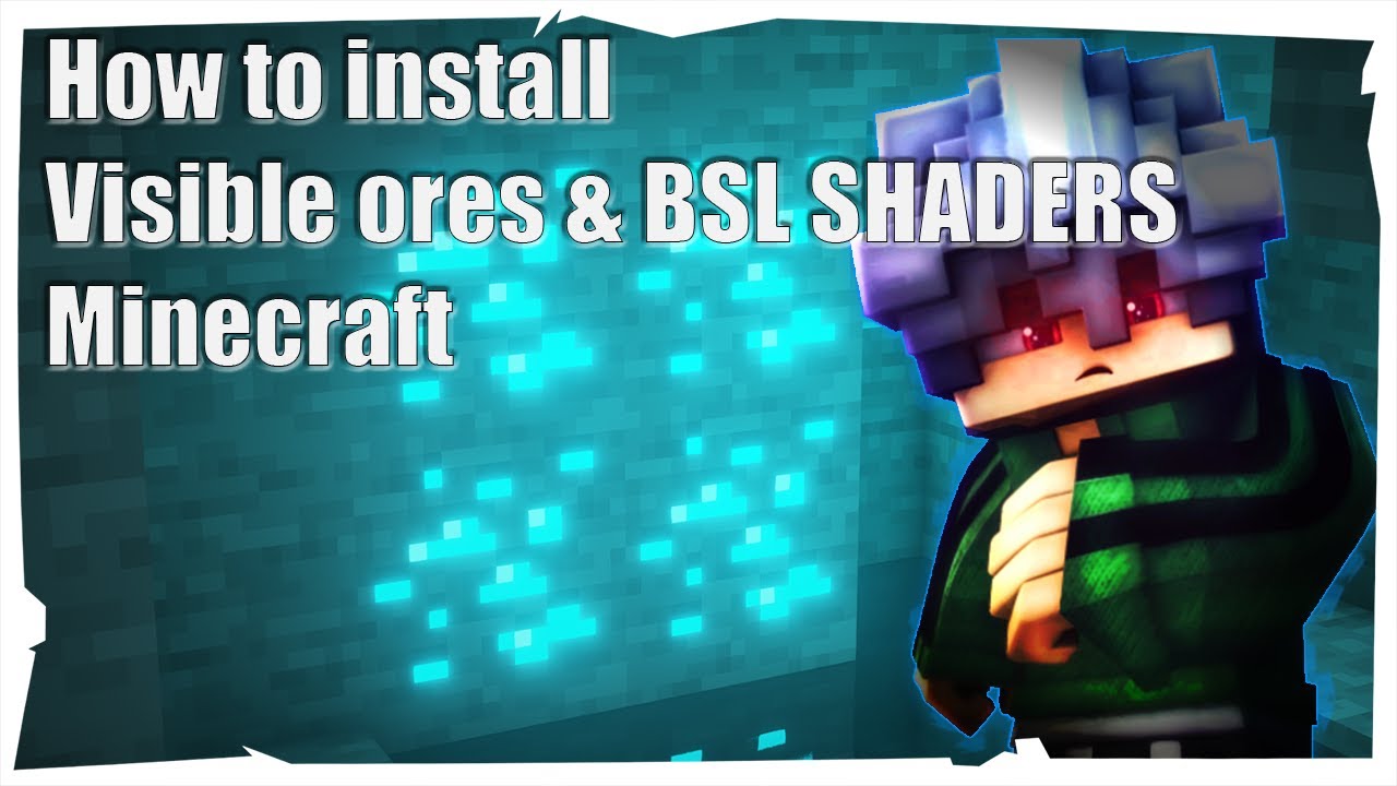 How To Install Visible Ores & BSL SHADER - MINECRAFT - YouTube