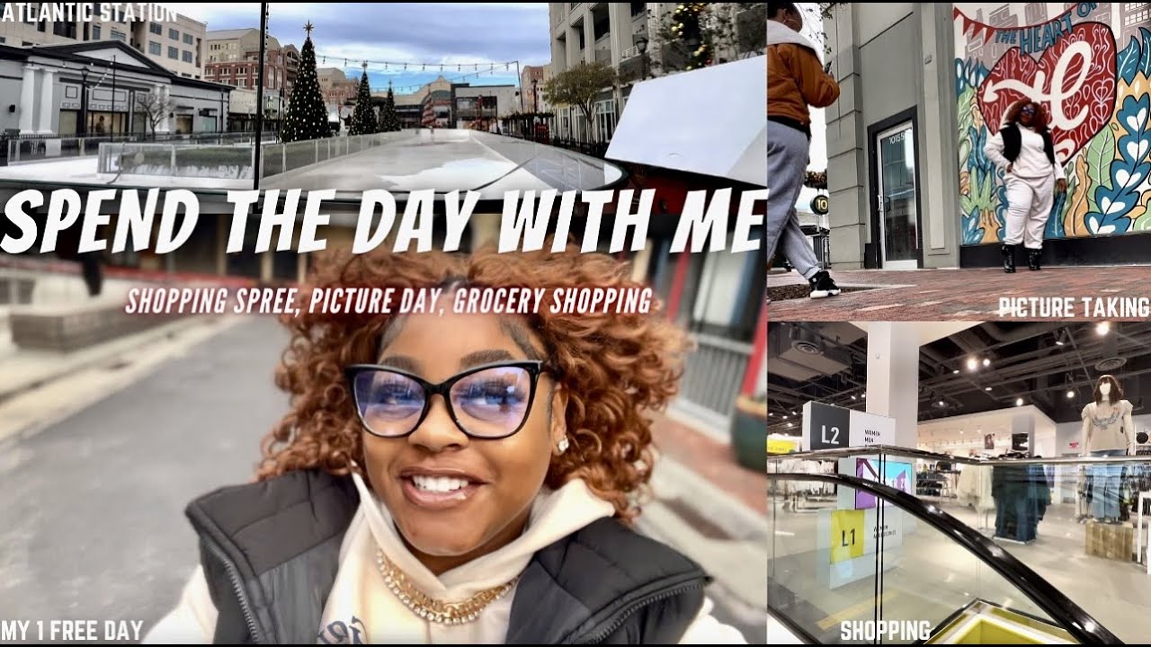SPEND A DAY WIT ME I SHOPPING SPREE + PICTURE TAKING & GROCERY SHOPPING ...