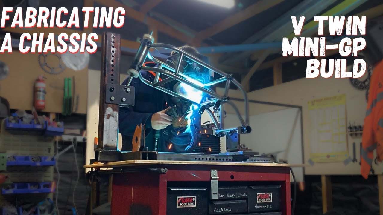 Fabricating a Mini-GP Motorcycle Chassis - YouTube