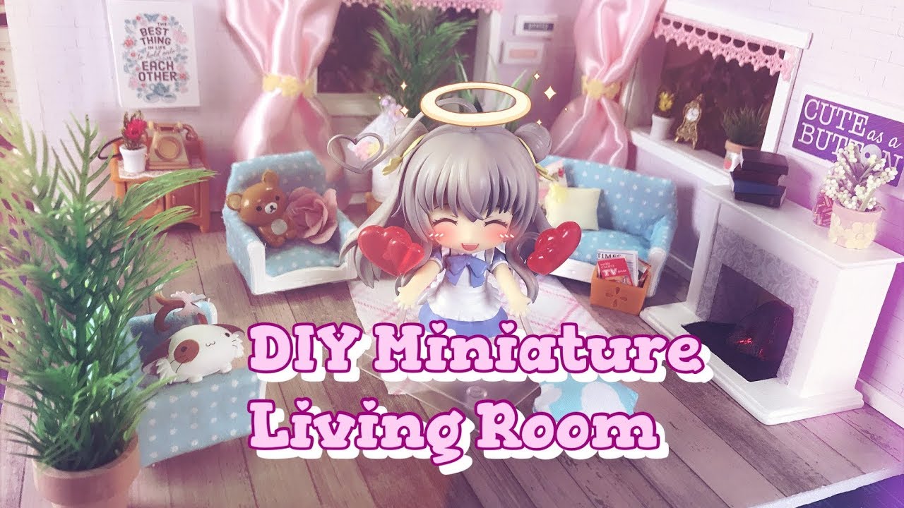 Nendoroid DIY Miniature Living Room - YouTube
