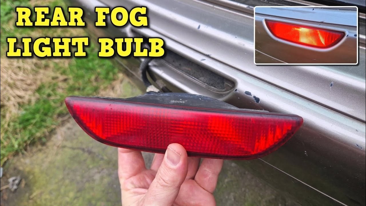Rear Fog Light Bulb Change - Nissan Note - YouTube