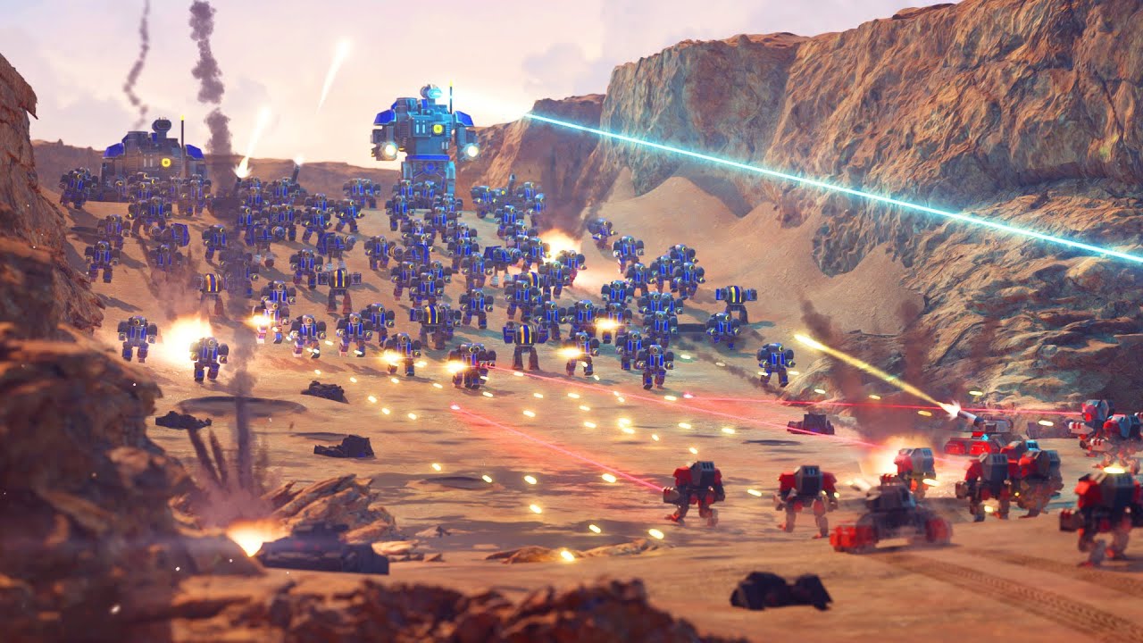 Beyond All Reason - MASSIVE SCALE Real Time Strategy Game - YouTube
