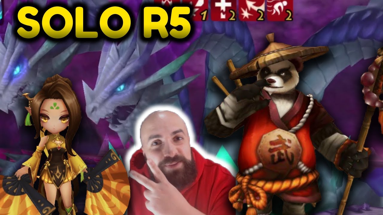 Solo R5 Summoners War Team (Easy to build) - YouTube