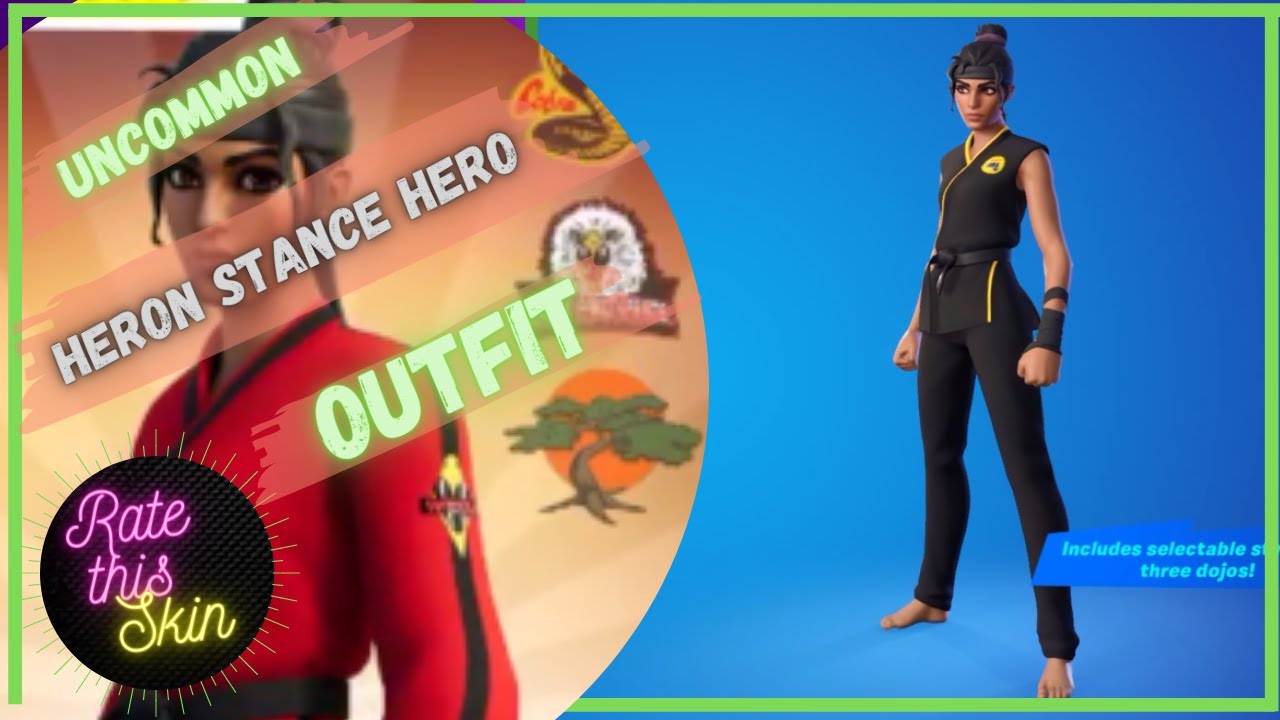 Heron Stance Hero Outfit Fortnite [Uncommon] - YouTube