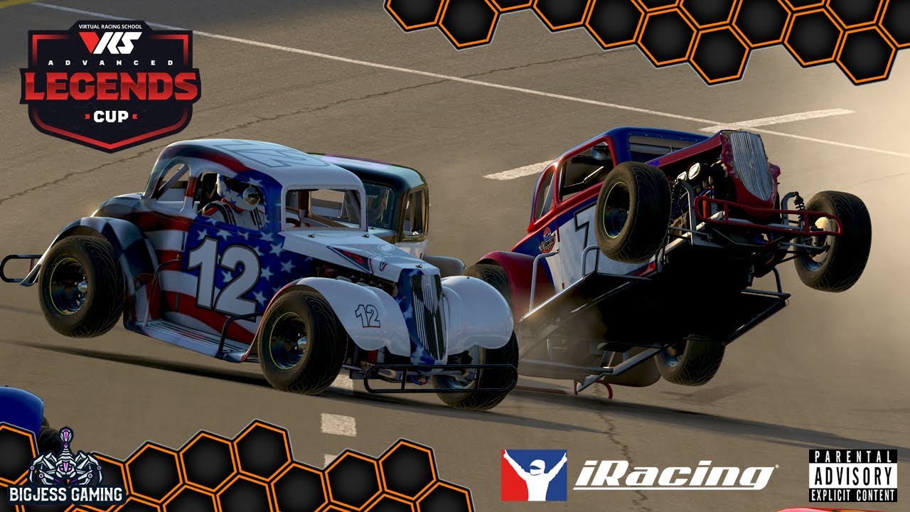 iRacing - VRS Legends Cup Rookie - Lanier National Speedway - YouTube