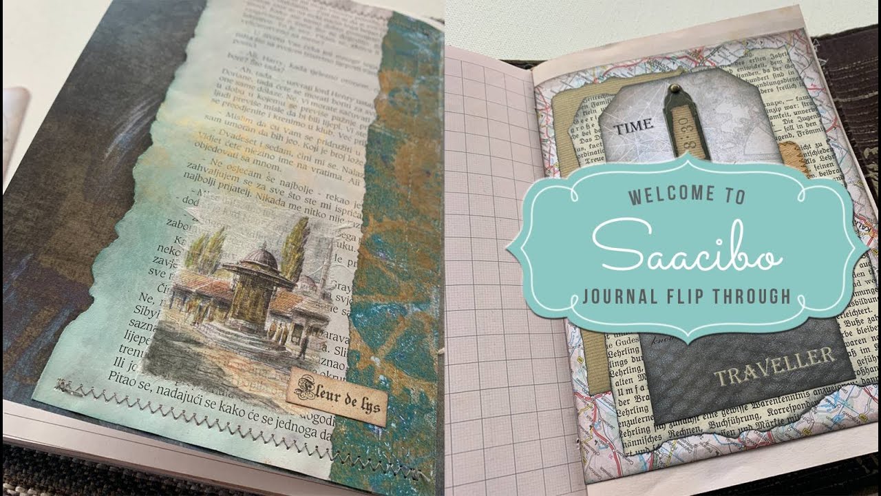 Junk Journals for Men Flip Through | Time Traveller | Ep 4 - YouTube