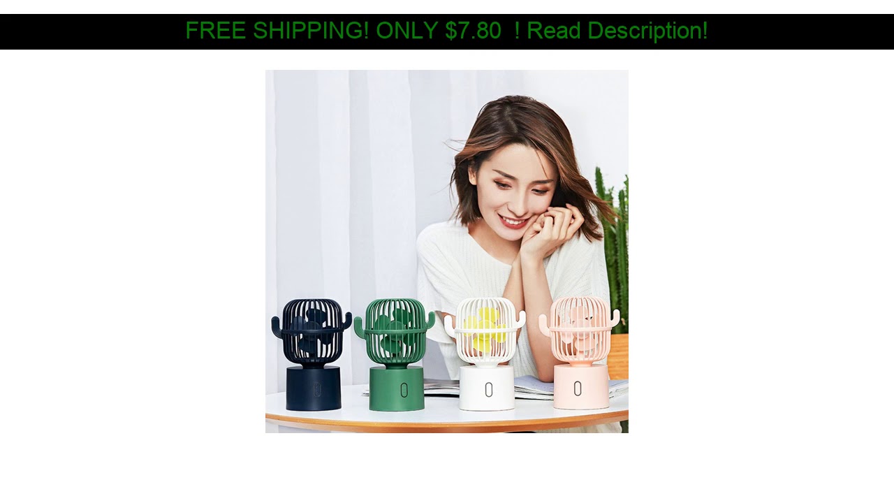 F6 Mini Electric Fan Shaking Head Large Air Volume Usb Interface ...