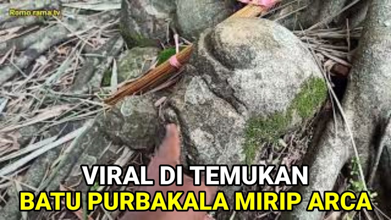 VIRAL INILAH KEAJAIBAN NYATA awalnya dikira batu biasa ternyata arca ...