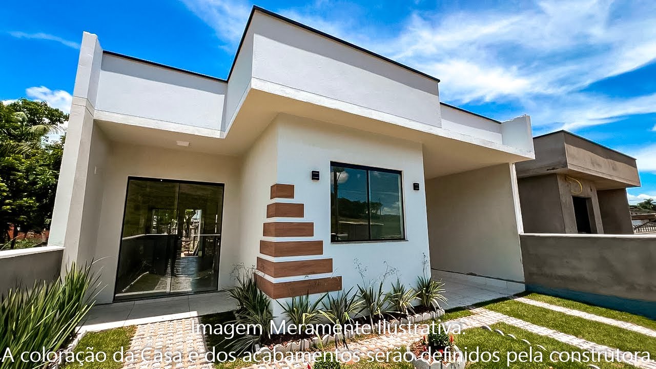 CASA MODERNA MODELO PLATIBANDA EM BAIRRO NOBRE DA CIDADE COM 80M² DE ...