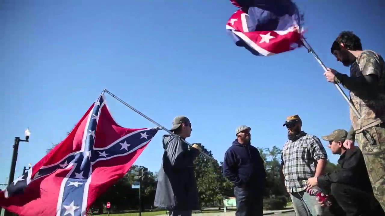 Confederate monument supporters protest at statue of Confederate ...