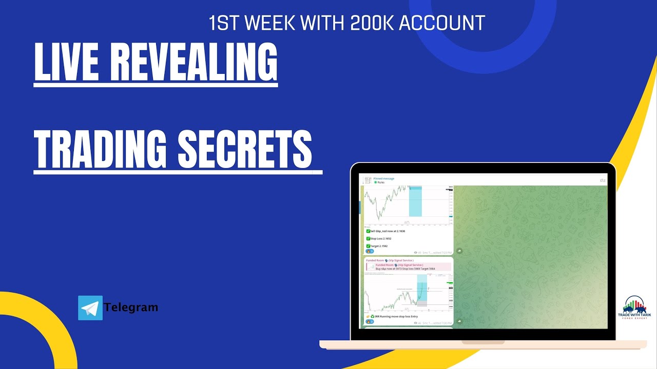 Live Revealing Trading Secrets l 200k Account Series First Week #forex ...