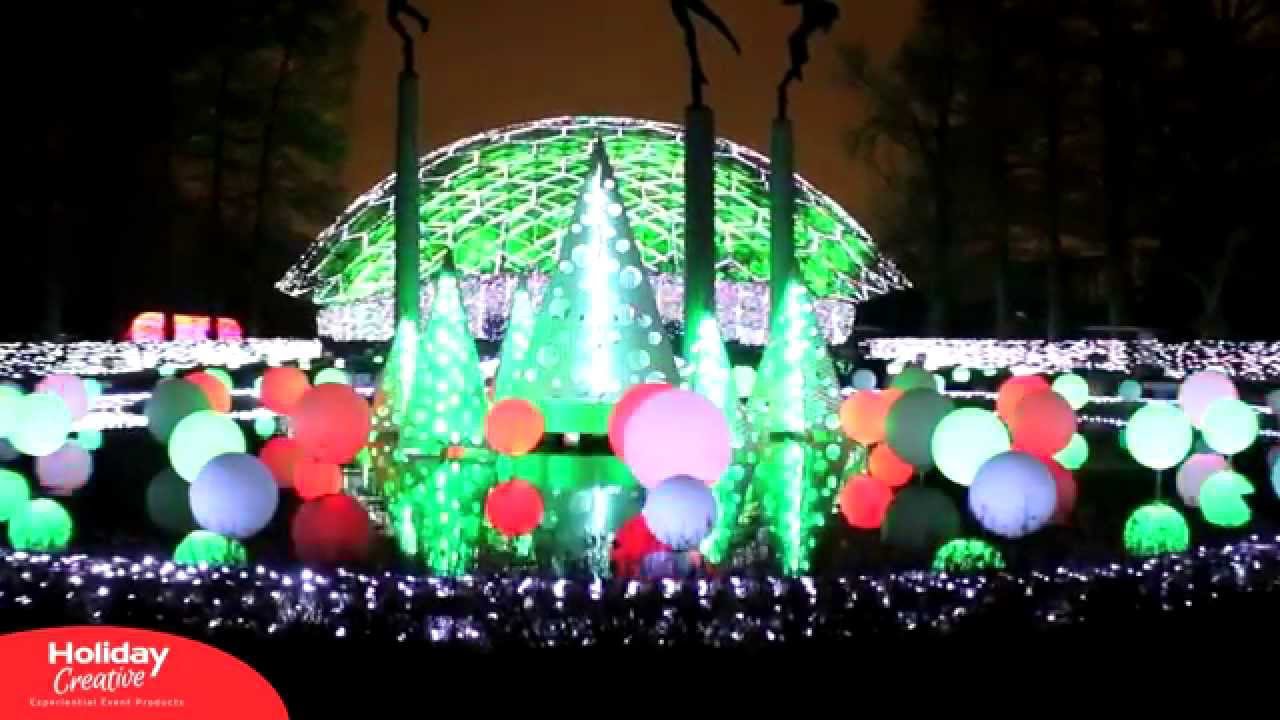 Holiday Creative DMX Intelligent Orb Show - YouTube