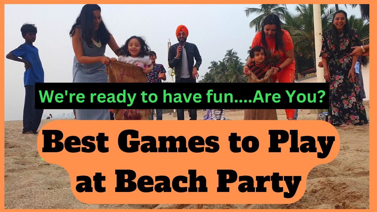BEACH PARTY Games For Kids & Adults || How to host a Beach Party ...