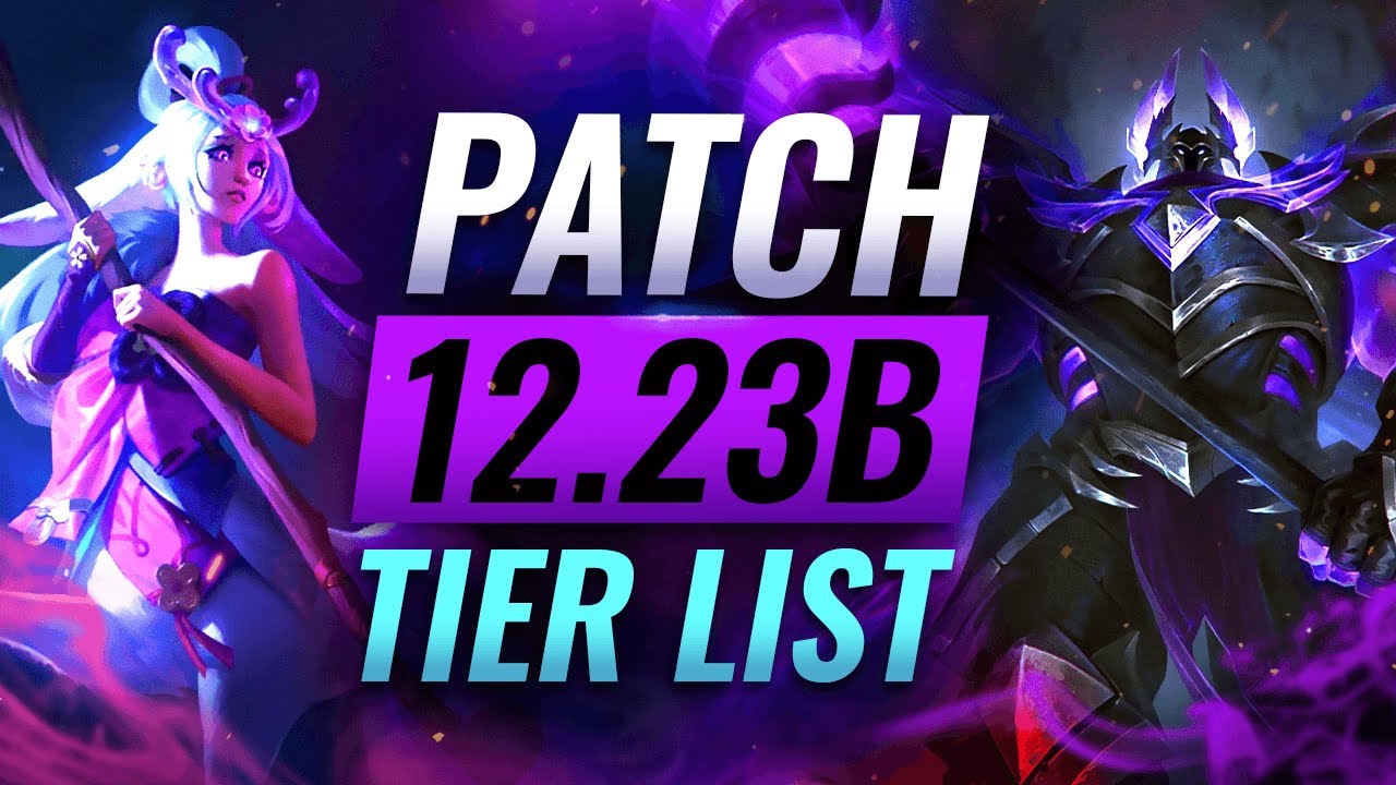 UPDATED Patch 12.23b Tier List: Every Role Ranked - League of Legends ...