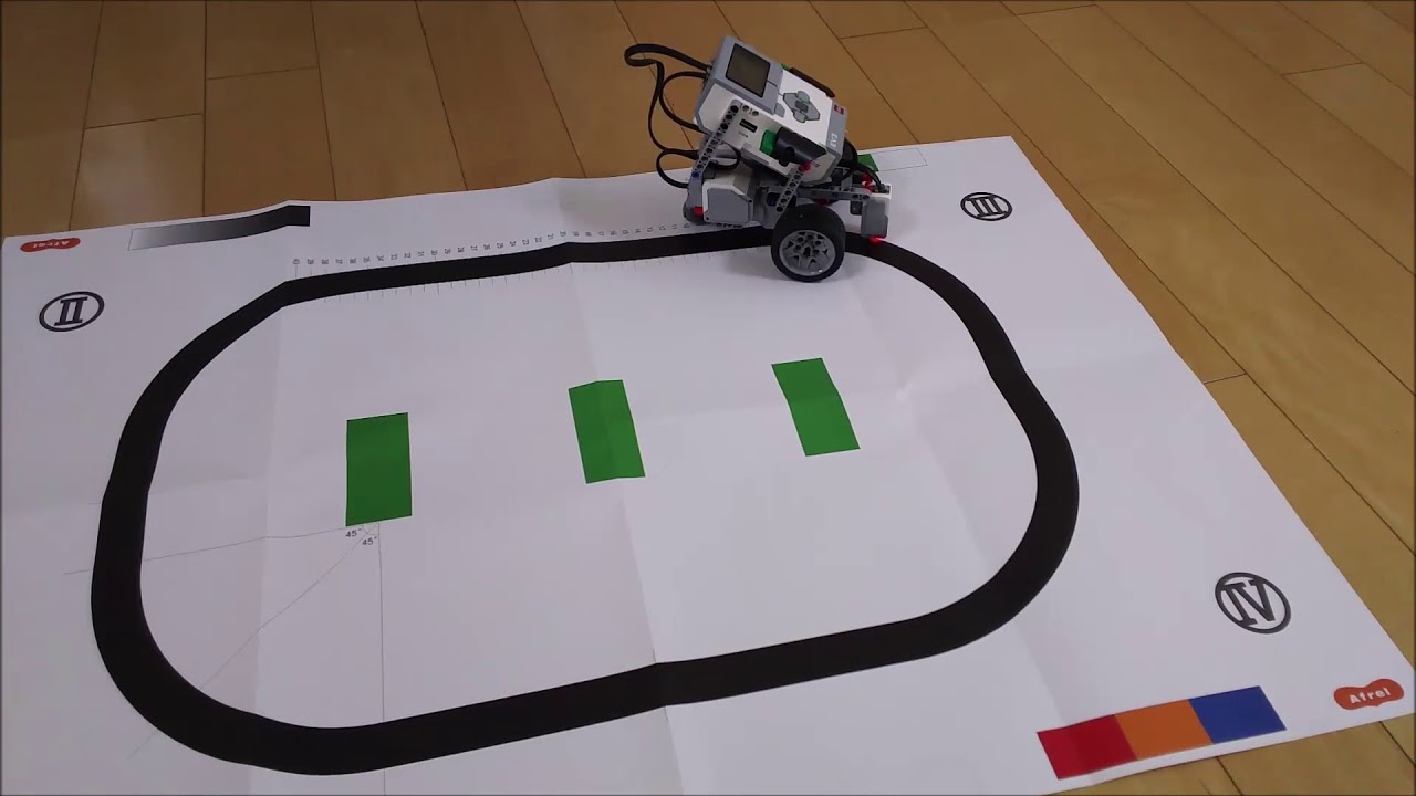 LEGO MINDSTORMS Education EV3：Line trace robot（レゴマインドストームEV3教育版:ライントレースロボット） - YouTube