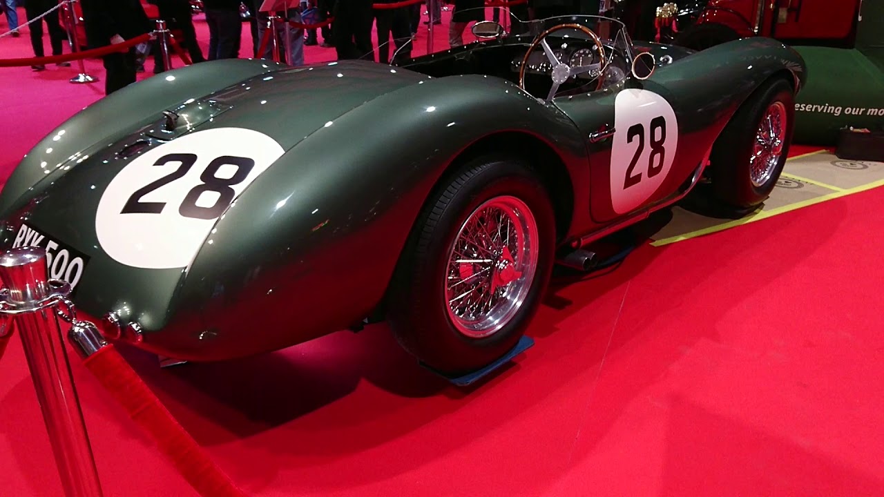 Aston Martin DB3s on turntable RDS car show - YouTube