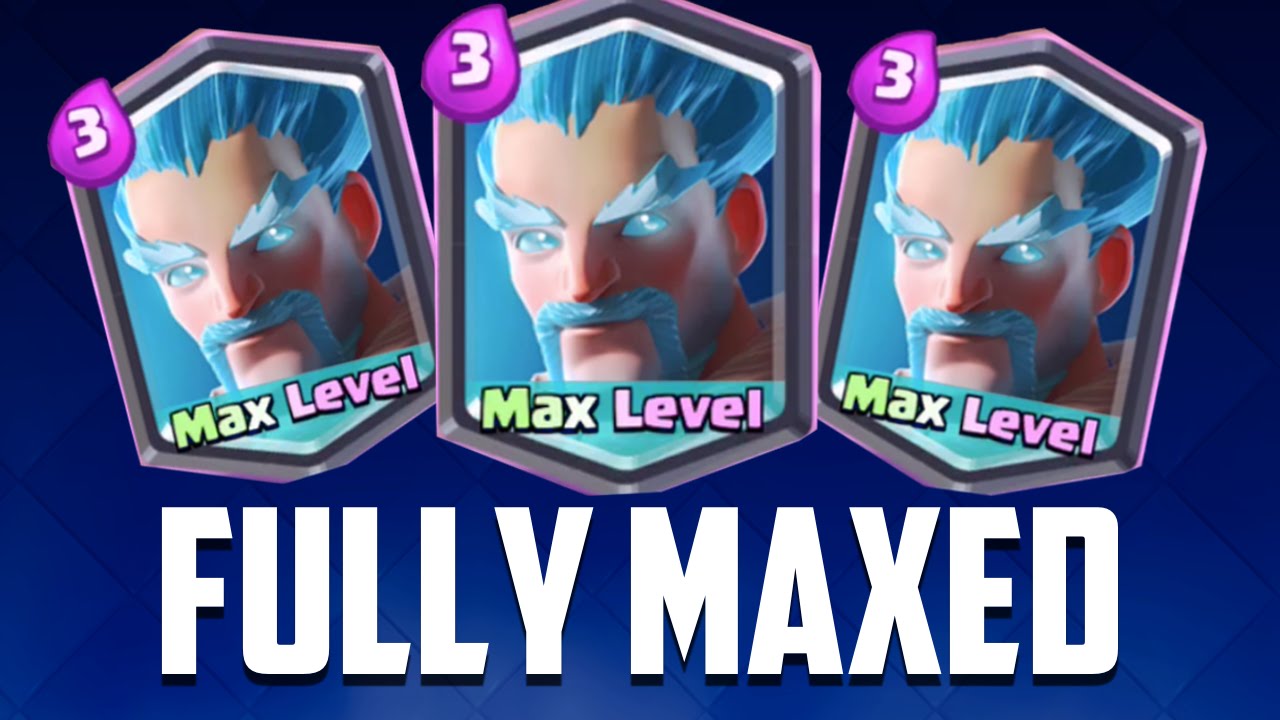 Clash Royale - Fully MAXED Ice Wizard! Level 5 Gameplay - YouTube