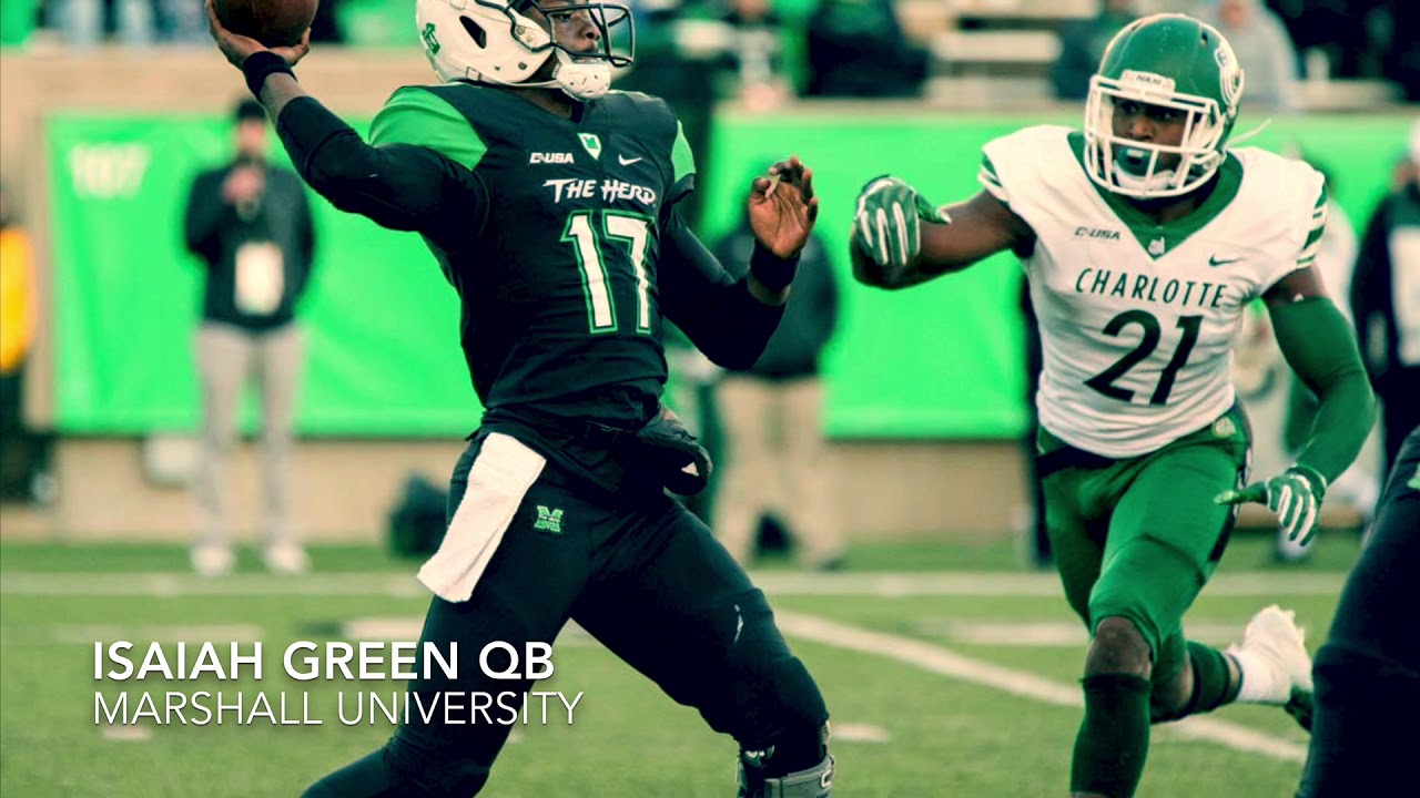 Isaiah Green a QB for Marshall University | Life and Football - YouTube