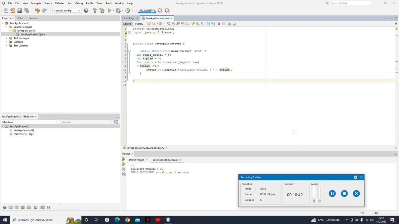 NetBeans 10 adet örnek Çözümü - YouTube