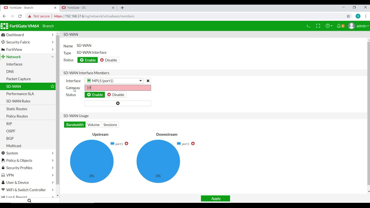 Fortinet Secure SD WAN traffic flow - YouTube